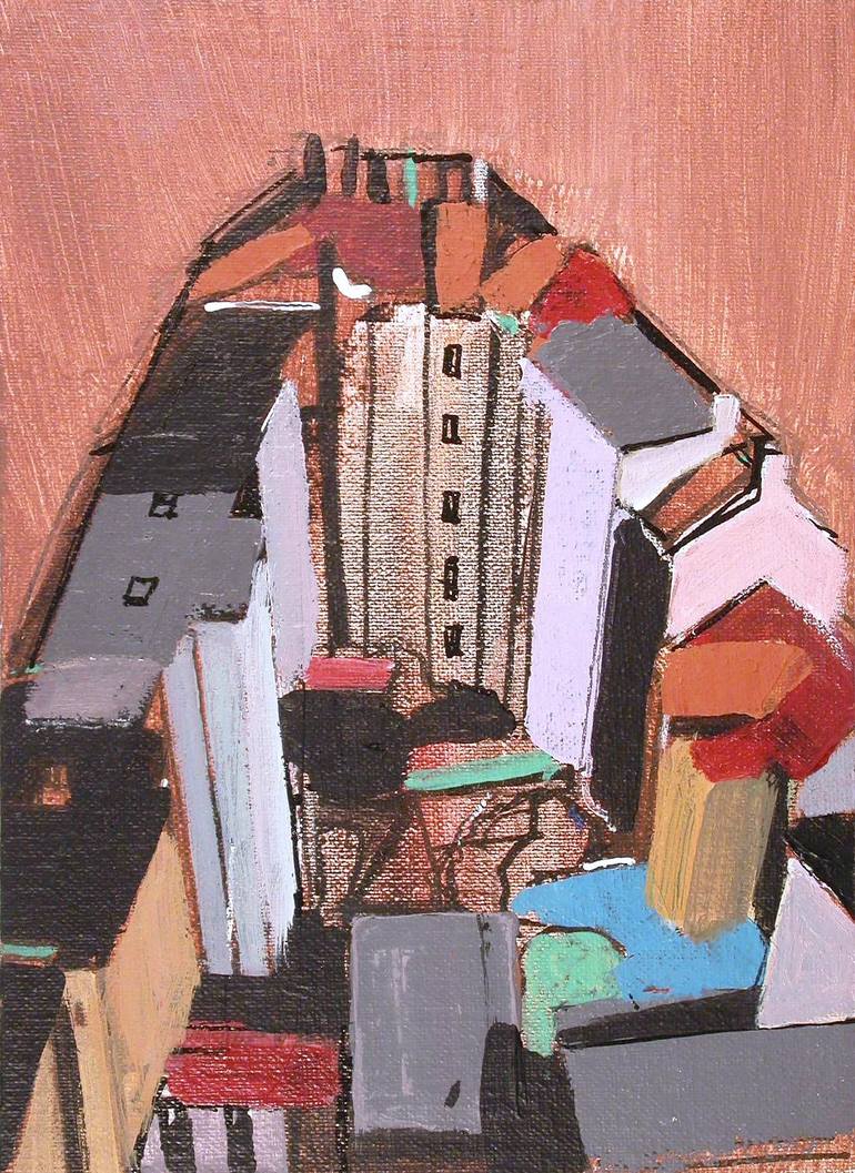 From the Bridge Painting by Simon North | Saatchi Art