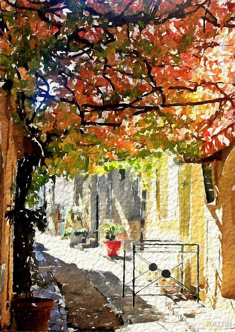 Saint-Tropez, Var, Provence, France Painting by Peter Ford | Saatchi Art