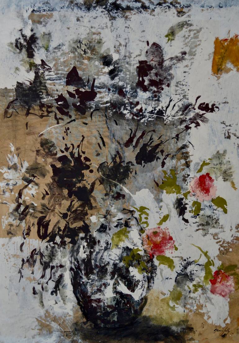 flowers Painting by Jully Denis | Saatchi Art