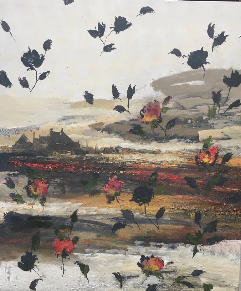 Là-Bas tribute to Mc Carthy for The Road Painting by Jully Denis | Saatchi Art