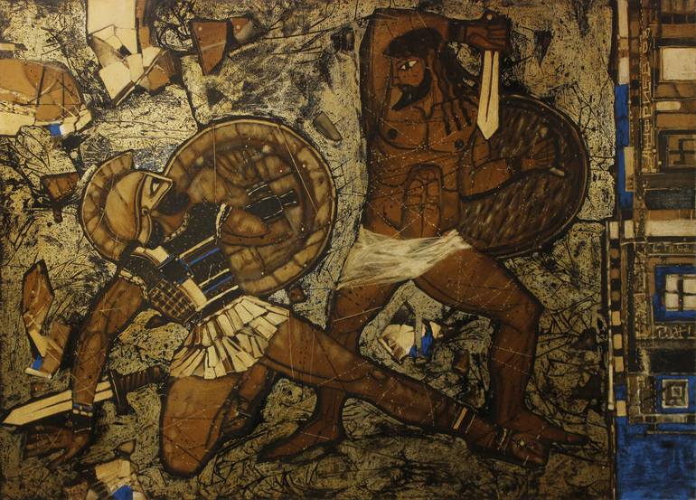 Sparta Painting by Andrey Apart | Saatchi Art