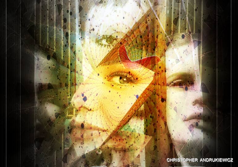 striped female outlook pattern Collage by christopher andrukiewicz ...