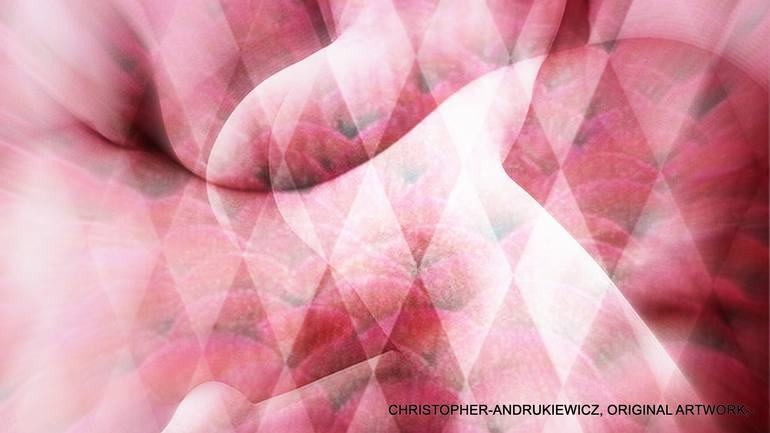 lovely female parts in a pink tone and pattern Digital by christopher ...