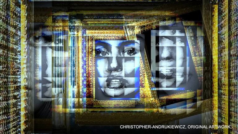 framed entrapment with female outlook. Digital by christopher ...