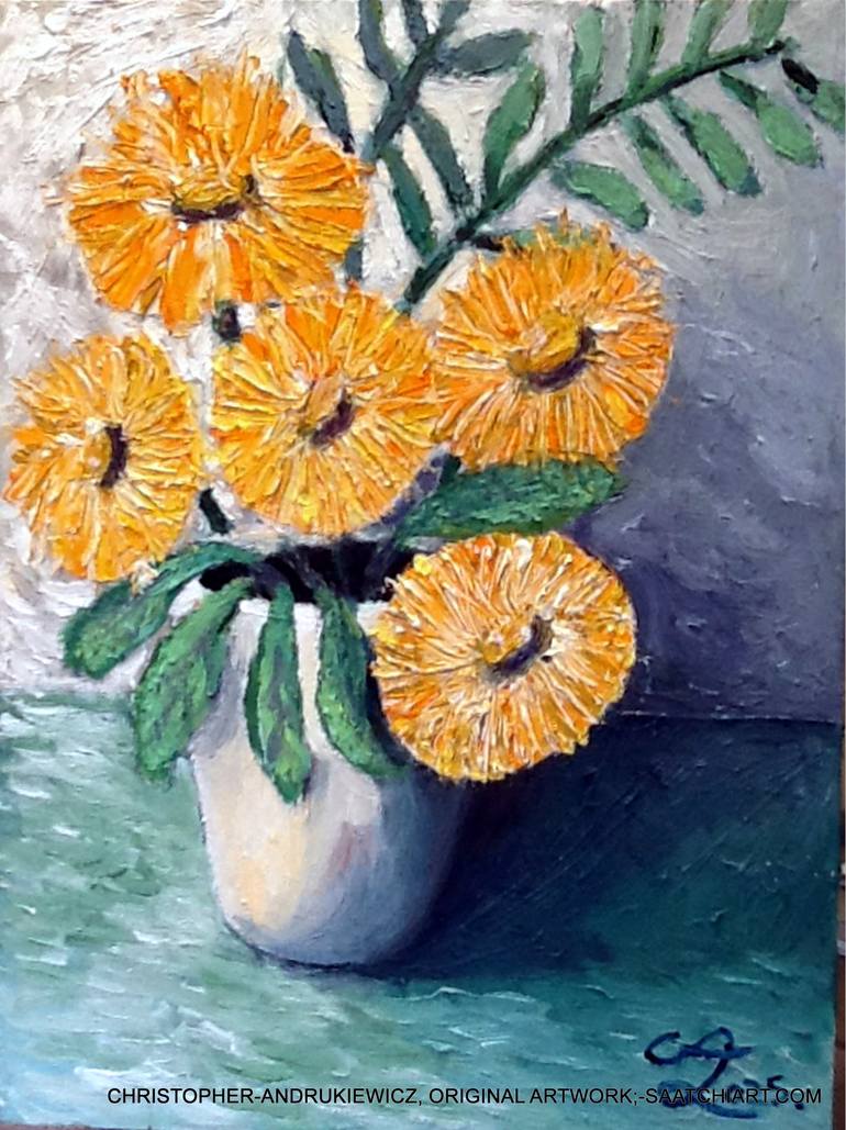 still life. Painting by Christopher Andrukiewicz | Saatchi Art