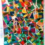 TEXTURED PIXAL PATTERN Painting by Christopher Andrukiewicz | Saatchi Art