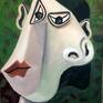 split face. picasso-mod-copy-type. Painting by Christopher Andrukiewicz ...