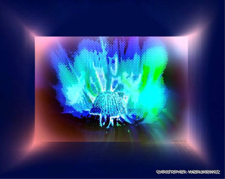 exploded view of mushrooms in a frame surround. Collage by Christopher ...