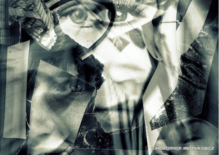 a crowded pattern of parts, female intentions. Collage by christopher ...