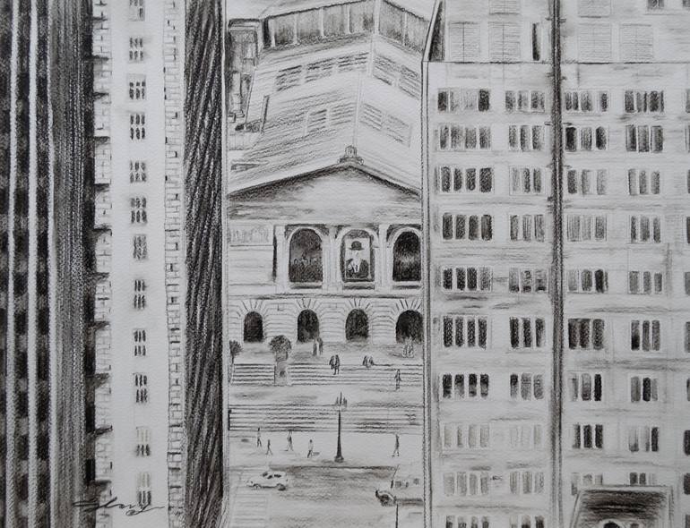 ARTIC CHICAGO Drawing by Flavio Guerrerod | Saatchi Art