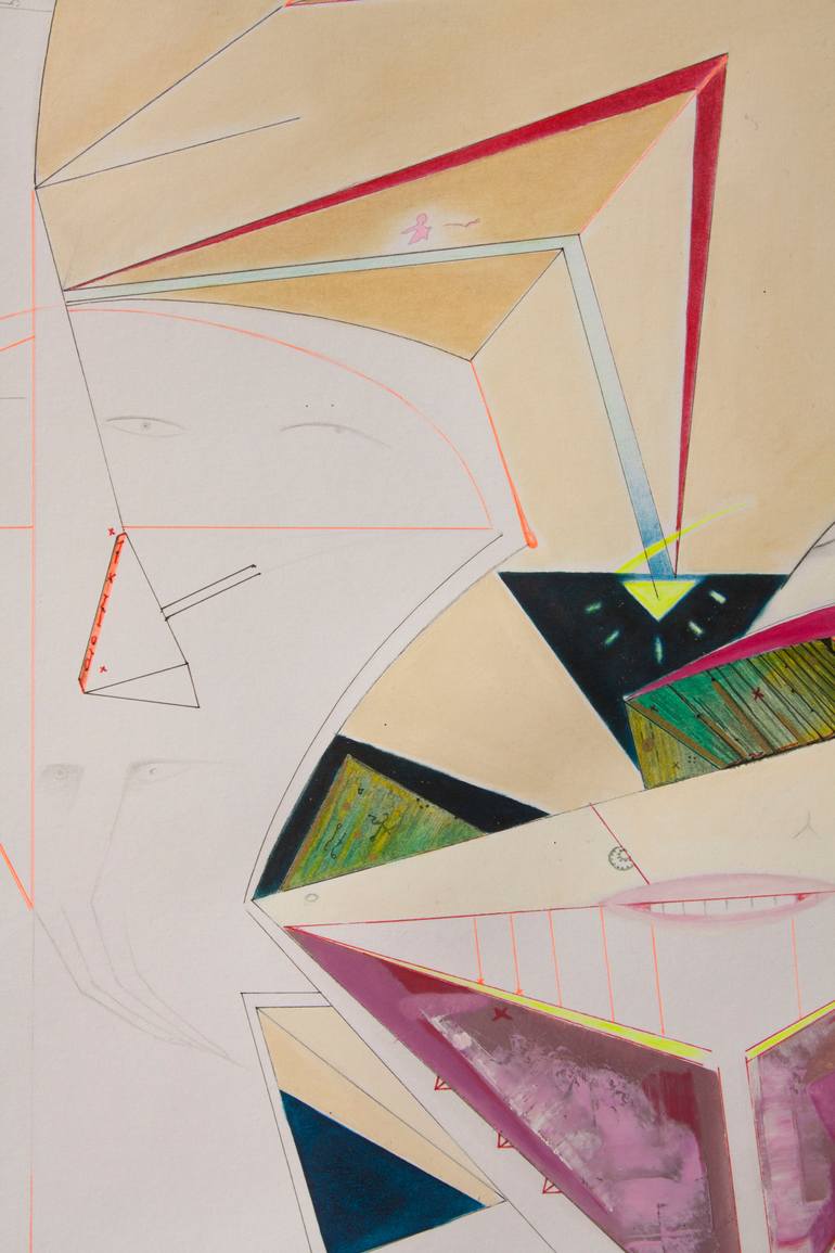 “We all continue together, unafraid” Painting by Ambra Nanut | Saatchi Art