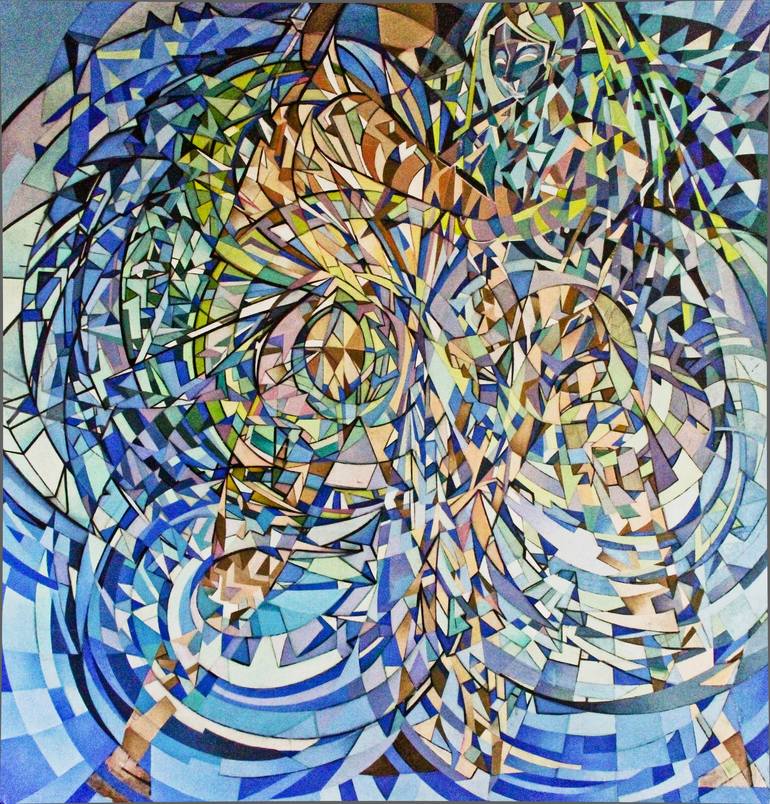 Drifting In The Fight Painting by aethel ayl | Saatchi Art