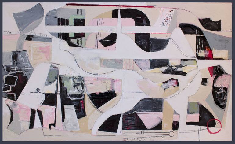 Deconstructed No. 103 Painting by Susan Washington | Saatchi Art