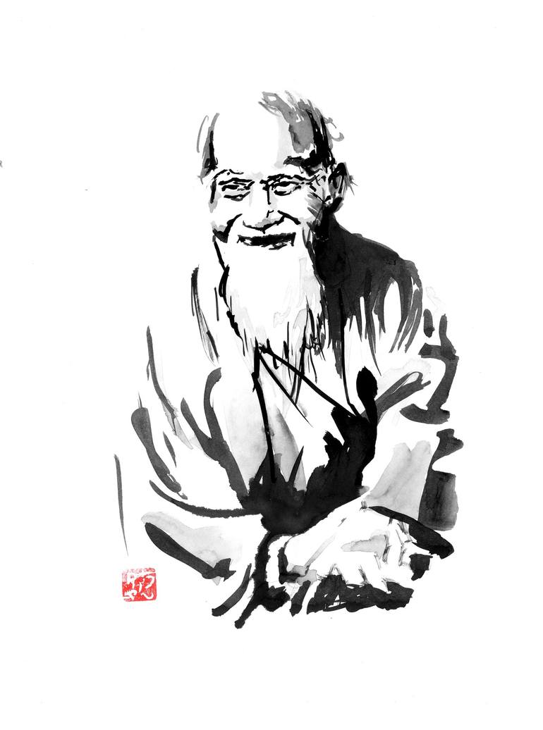 o sensei 05 Drawing by Pechane Sumie | Saatchi Art