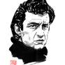 Johnny cash Drawing by Pechane Sumie | Saatchi Art