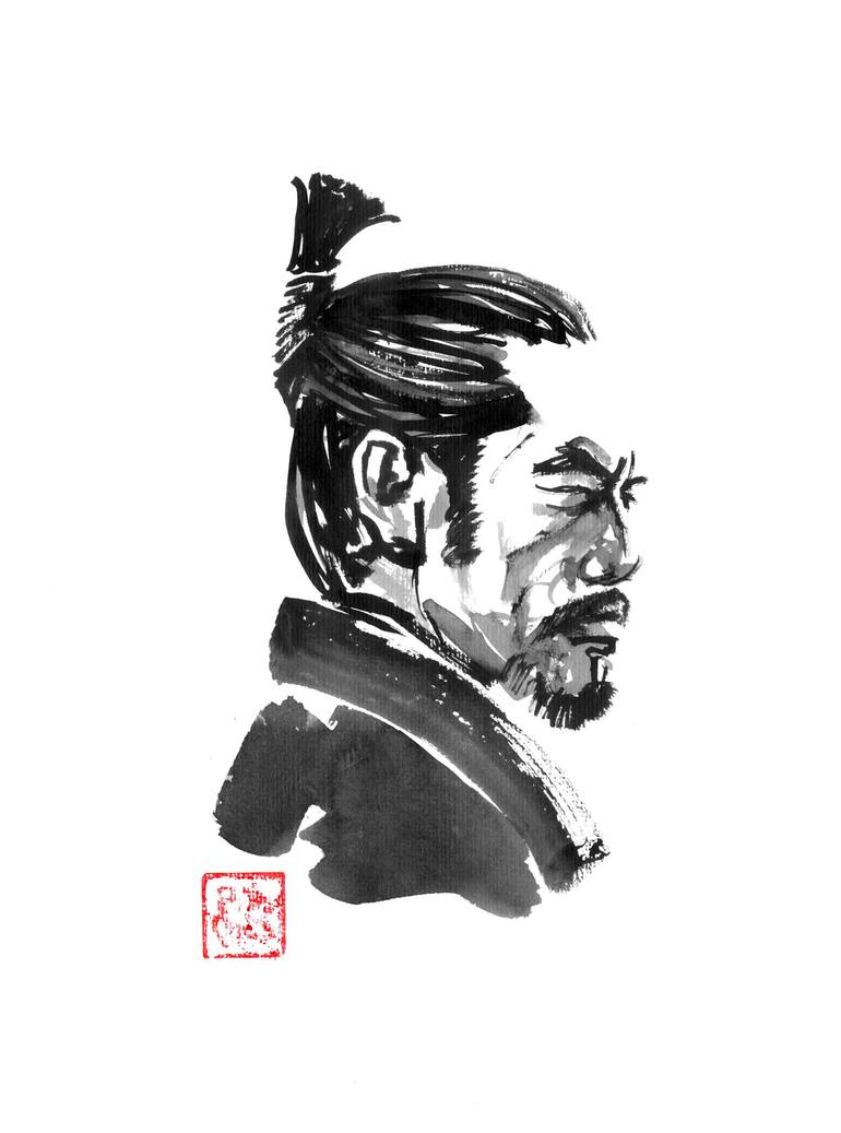 shogun lord Drawing by Pechane Sumie | Saatchi Art
