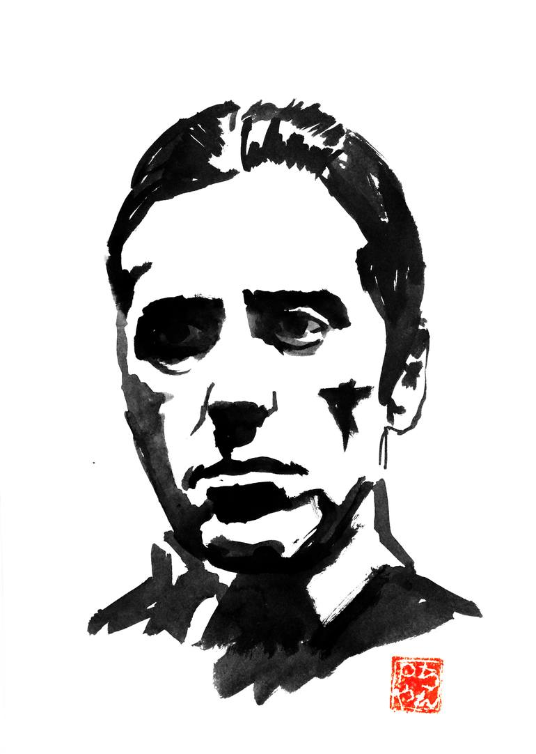 mickael corleone Drawing by pechane sumie | Saatchi Art