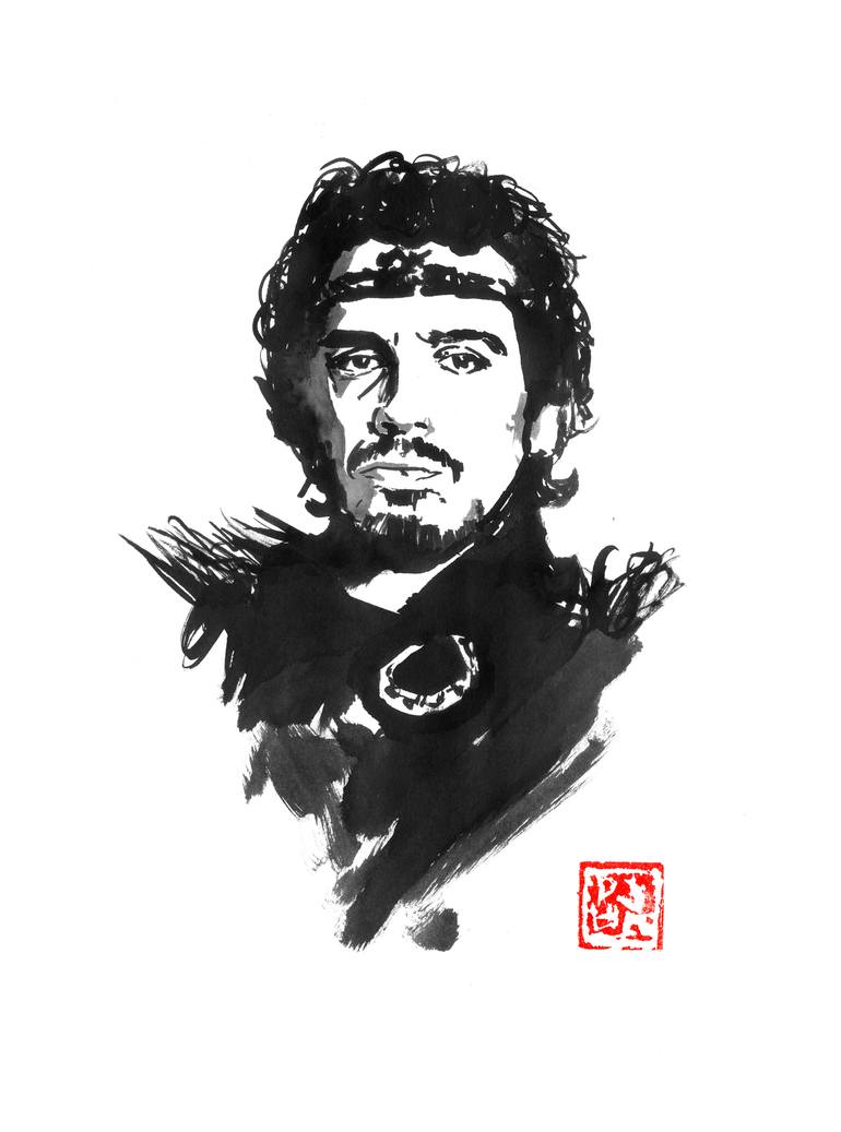 le roi arthur Drawing by Pechane Sumie | Saatchi Art