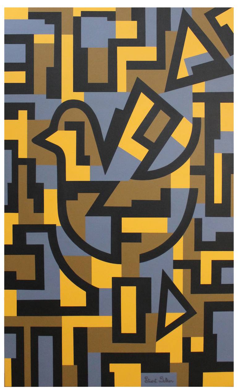 DOVE Painting by Stuart Walker | Saatchi Art