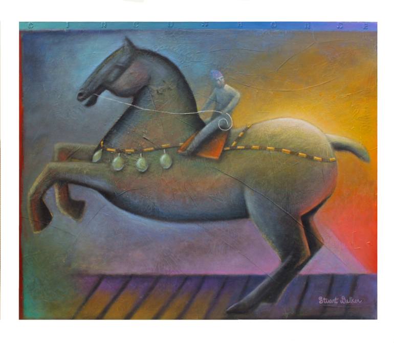 Circus Horse Painting by Stuart Walker | Saatchi Art