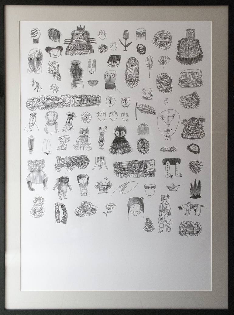 Self-identification Drawing by Yevhen Hryhoriev | Saatchi Art