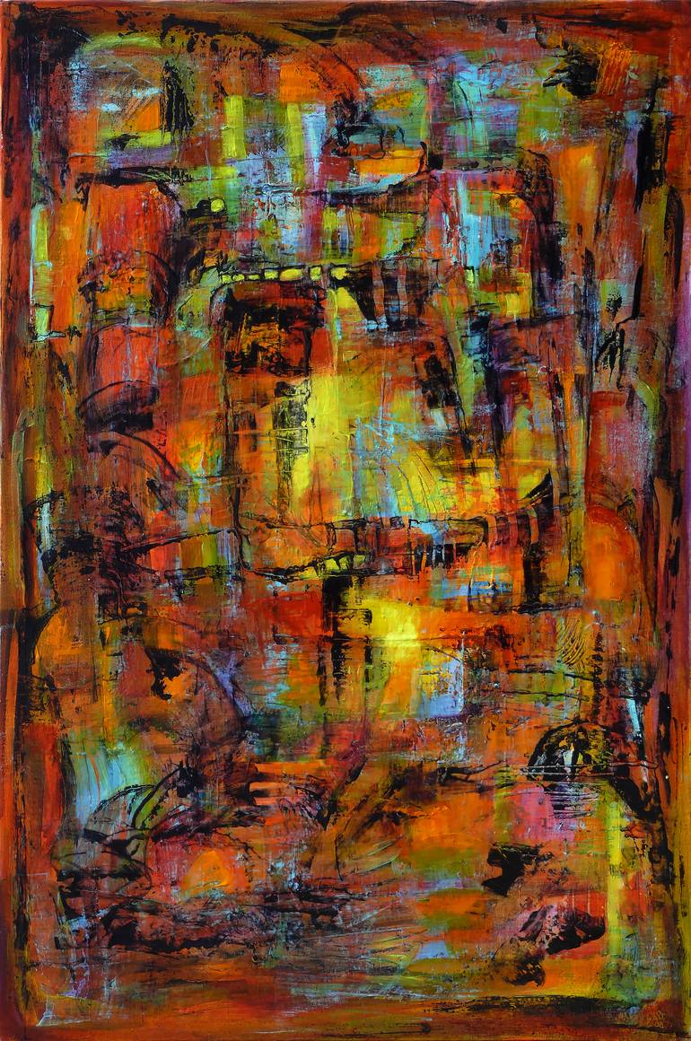 Liquorice Painting by Lyn Fernandez Aka Laf Art | Saatchi Art