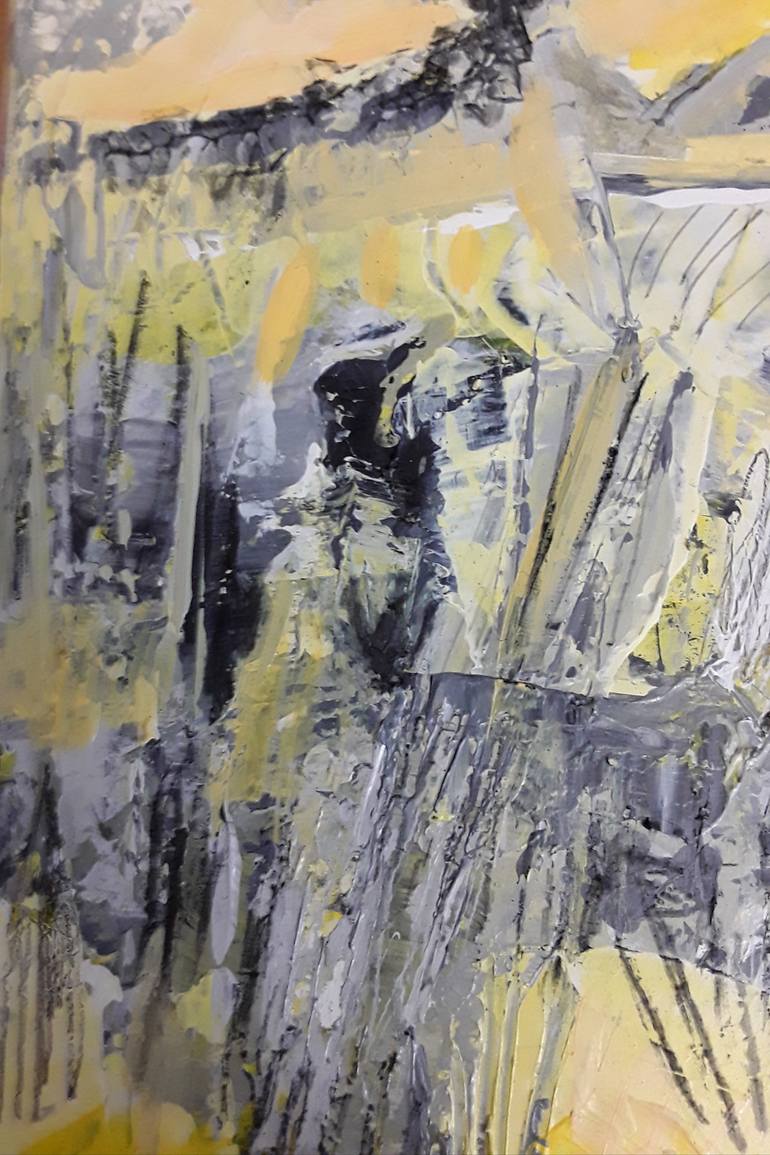 Yellow Sunshine Painting by Lyn Fernandez aka LAF Art | Saatchi Art