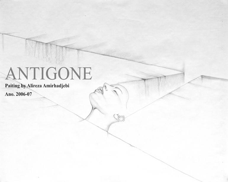 ANTIGONE Drawing by Alireza Amirhajebi | Saatchi Art