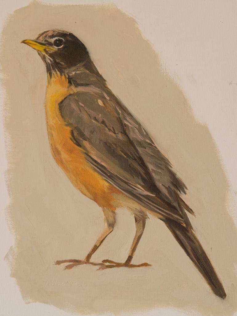 Robin Painting by dawn wagner | Saatchi Art