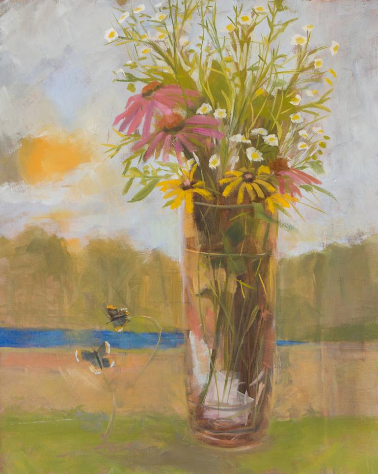 Wildflower Dream Painting by dawn wagner | Saatchi Art