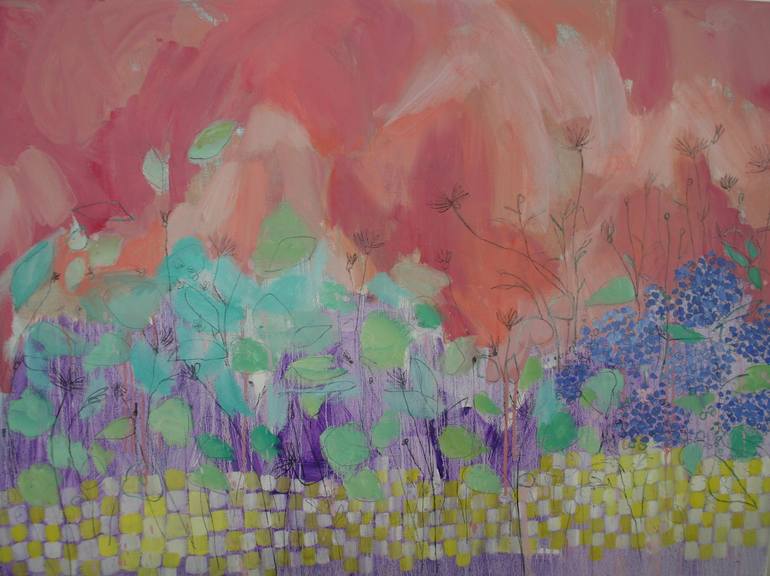 Forgotten garden I Painting by Simone Louise Gillespie | Saatchi Art