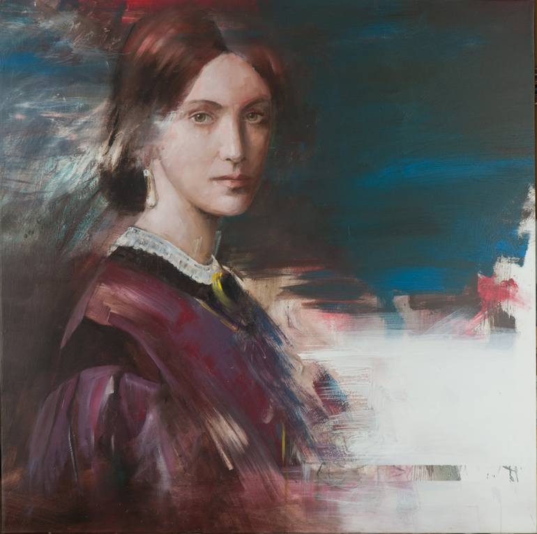Hypothesis for a portrait of Mrs. A. Jordan Painting by Paolo Damiani ...