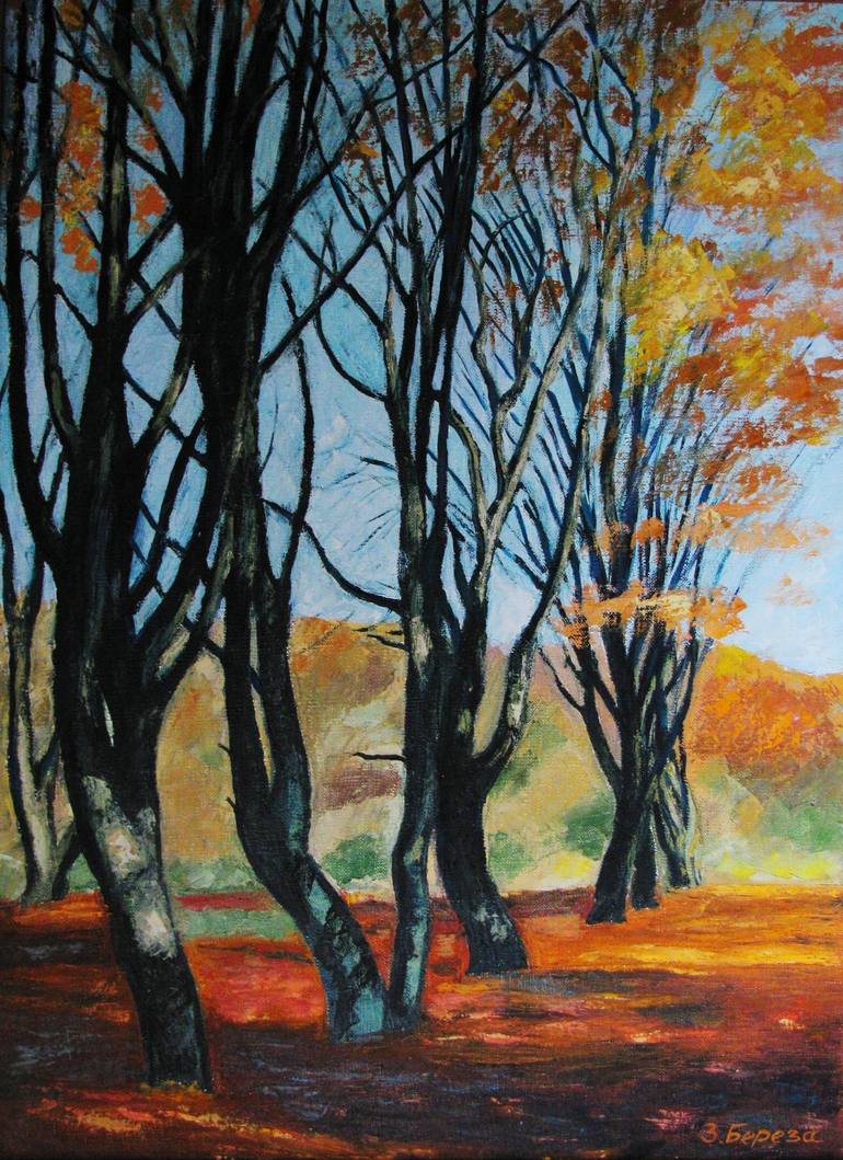 October Painting by Zenoviy Bereza | Saatchi Art
