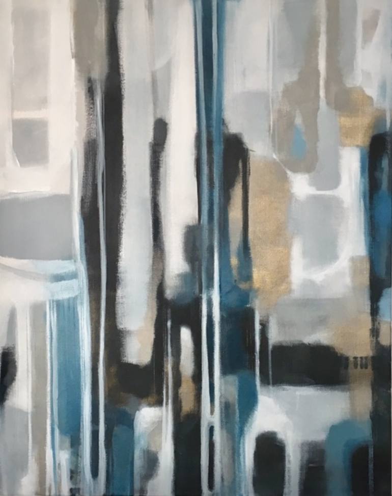 Meet Me at the Pool Painting by michelle lee | Saatchi Art