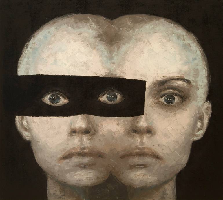 Mask Painting by Stanislav Groz | Saatchi Art