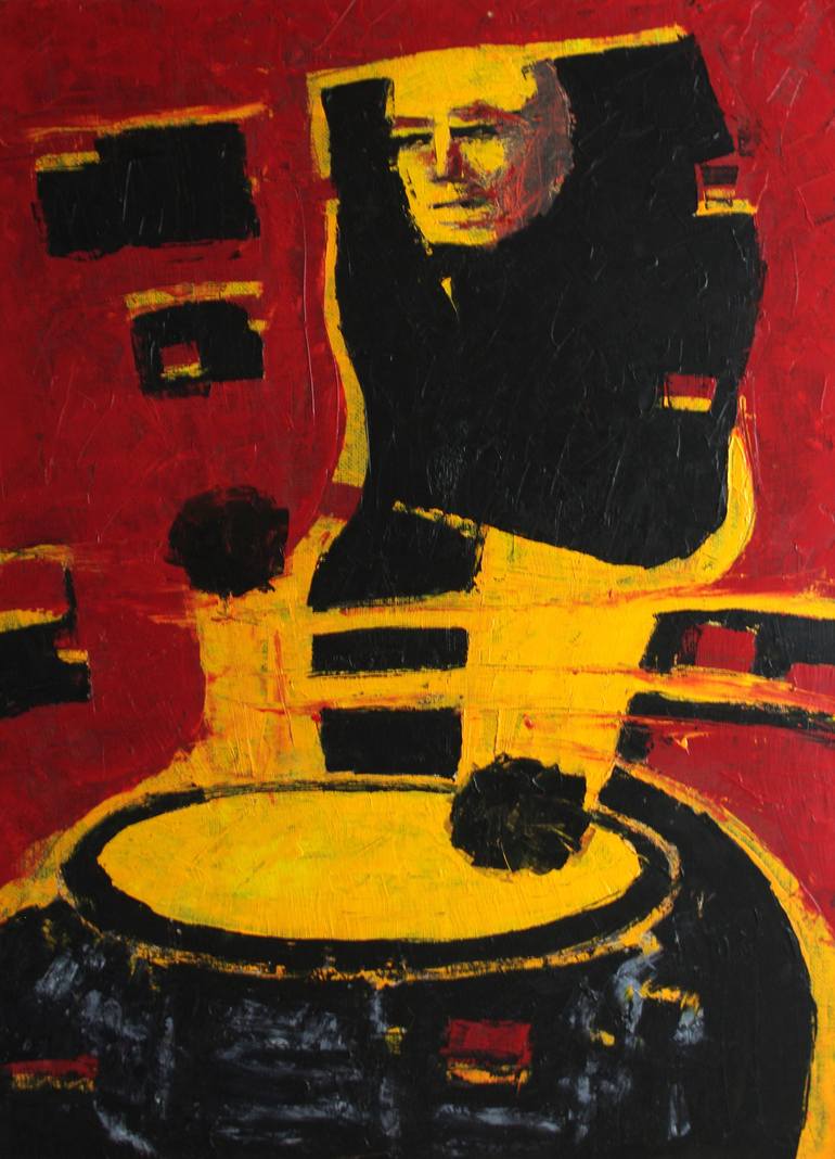 Drummer Painting by Stanislav Groz | Saatchi Art