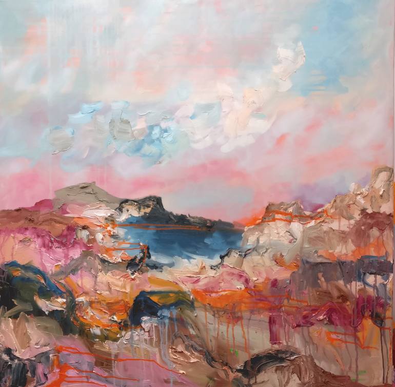 Rockpool Painting by Marinka Plovanic | Saatchi Art