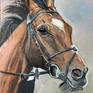 Frankel portrait Painting by David Tarrant | Saatchi Art