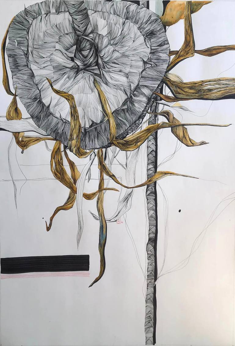 Glory to Ukraine! Drawing by Lida Melnychuk | Saatchi Art