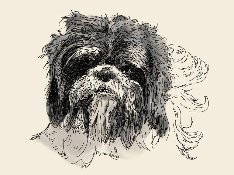 Hec-a-tor Drawing by Myke Irving | Saatchi Art