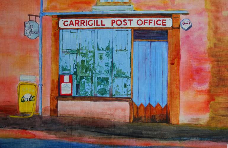 Garrigill Post Office, Garrigill Cumbria Painting by Eleanore Ditchburn ...