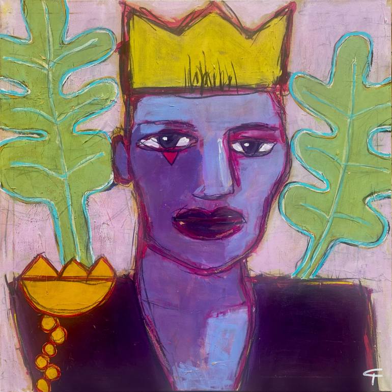 King For A Day Painting by Corey TuT | Saatchi Art