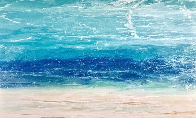 Windswept Waters Painting by Kimberly Conrad | Saatchi Art