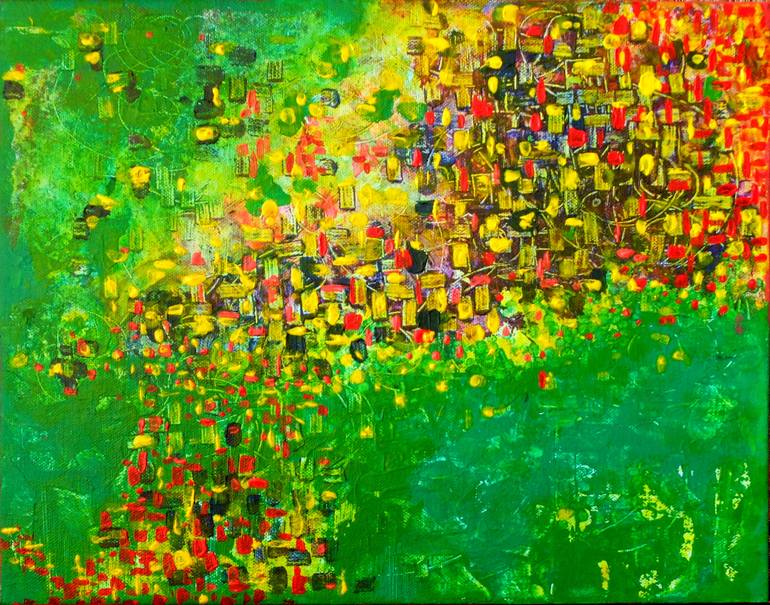 Urban Landscape Painting by Amna Alam | Saatchi Art