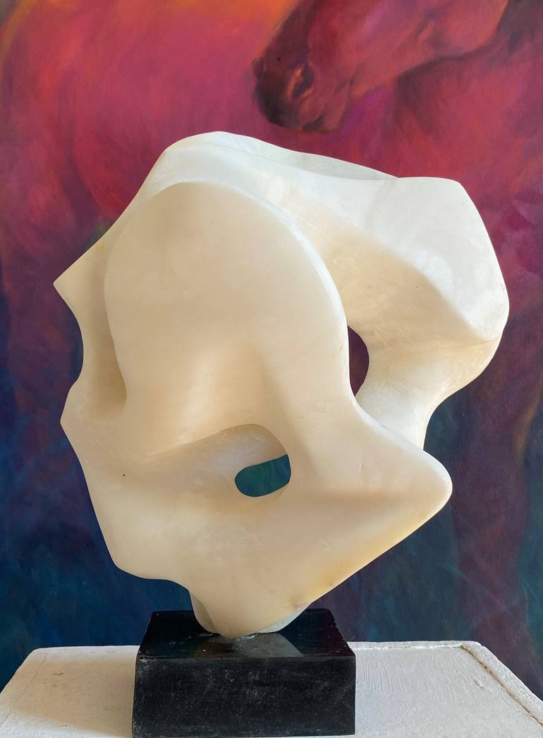 Stone Flower Sculpture by Michael Rofka | Saatchi Art