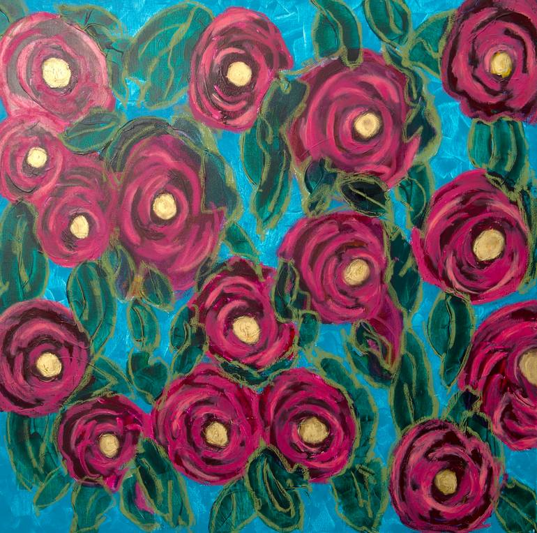 Tuscan Wall Painting by Stephany Glassing | Saatchi Art