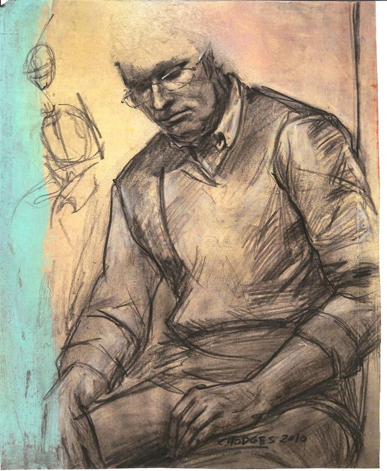 Self Portrait Drawing by Chris Hodges | Saatchi Art