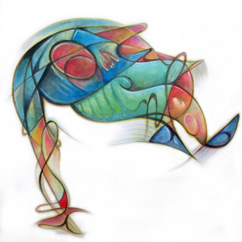 Arm Spin Painting by Gavin Mayhew | Saatchi Art