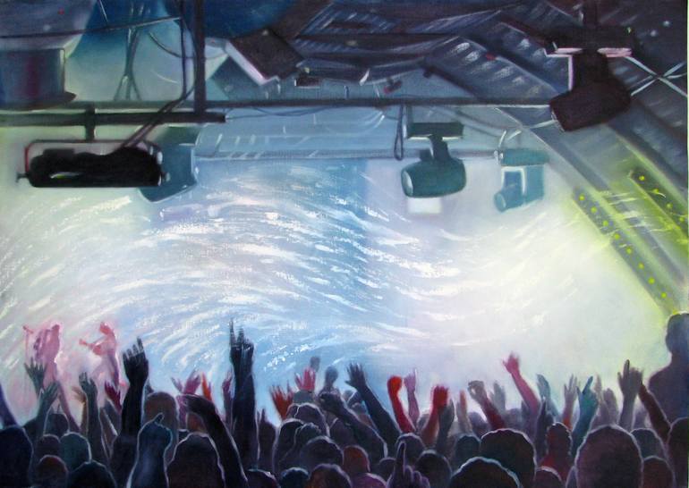 The Main Stage Painting by Gavin Mayhew | Saatchi Art