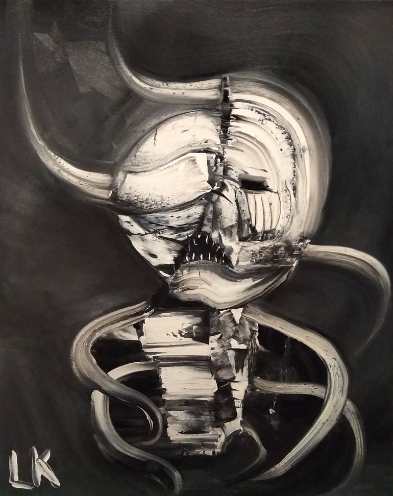 The Hookman Painting by Svetlana Кalinkina | Saatchi Art